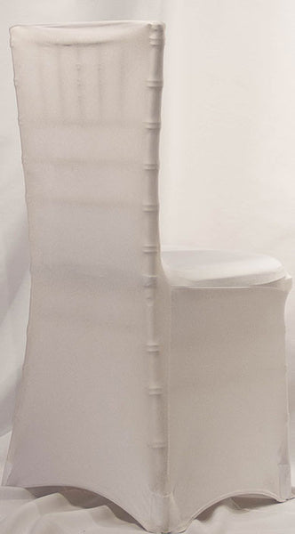 White Spandex Chair Cover